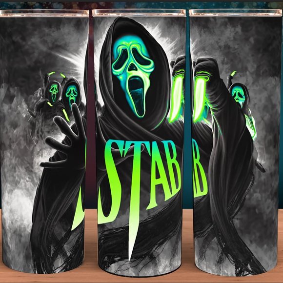 Handmade | Dining | Scream Ghostface Green Stab Horror Movie Cup Mug ...